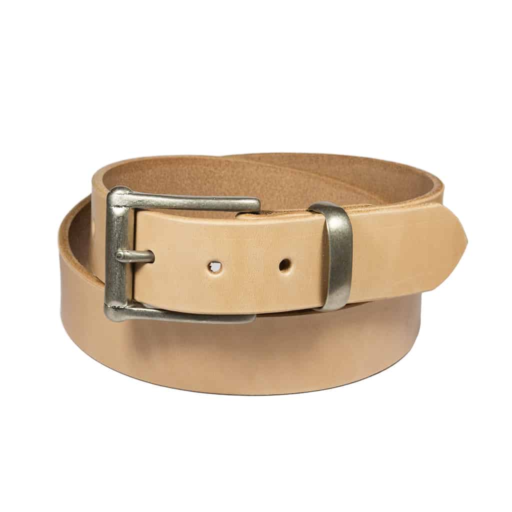 Garrison Leather Belt in Natural leather from Barnes and Moore
